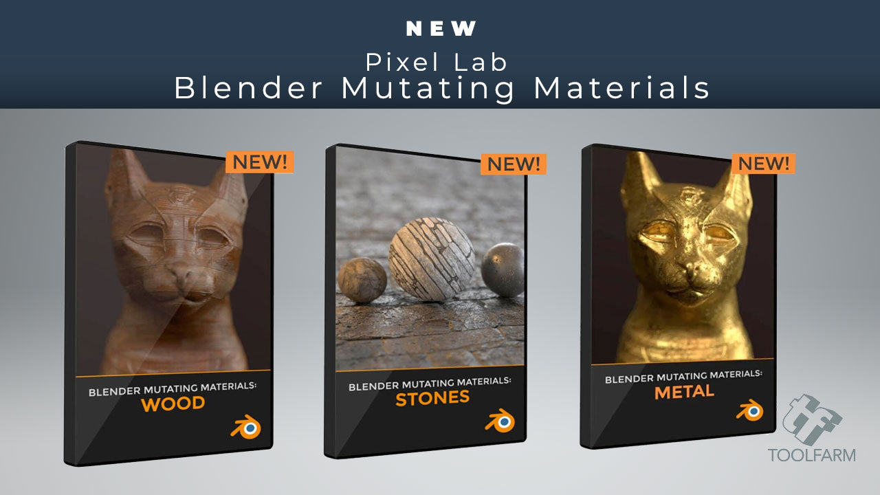 New: Pixel Lab Blender Mutating Materials: Metal, Stone, and Wood are ...