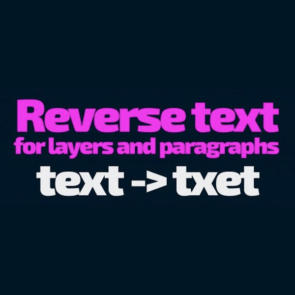 Reverse Text – Toolfarm Japan